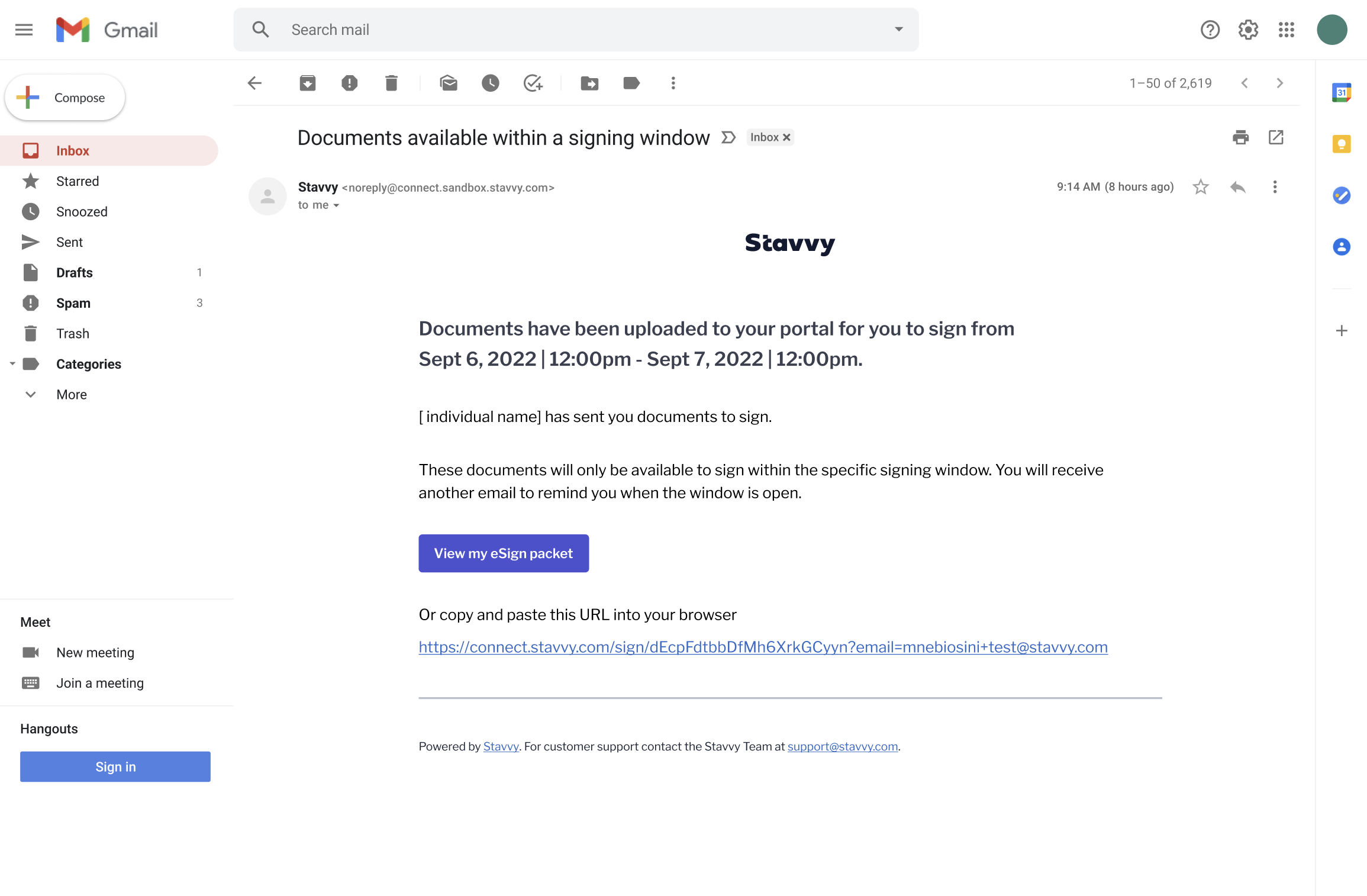 Document Signing Windows – Stavvy Help Center