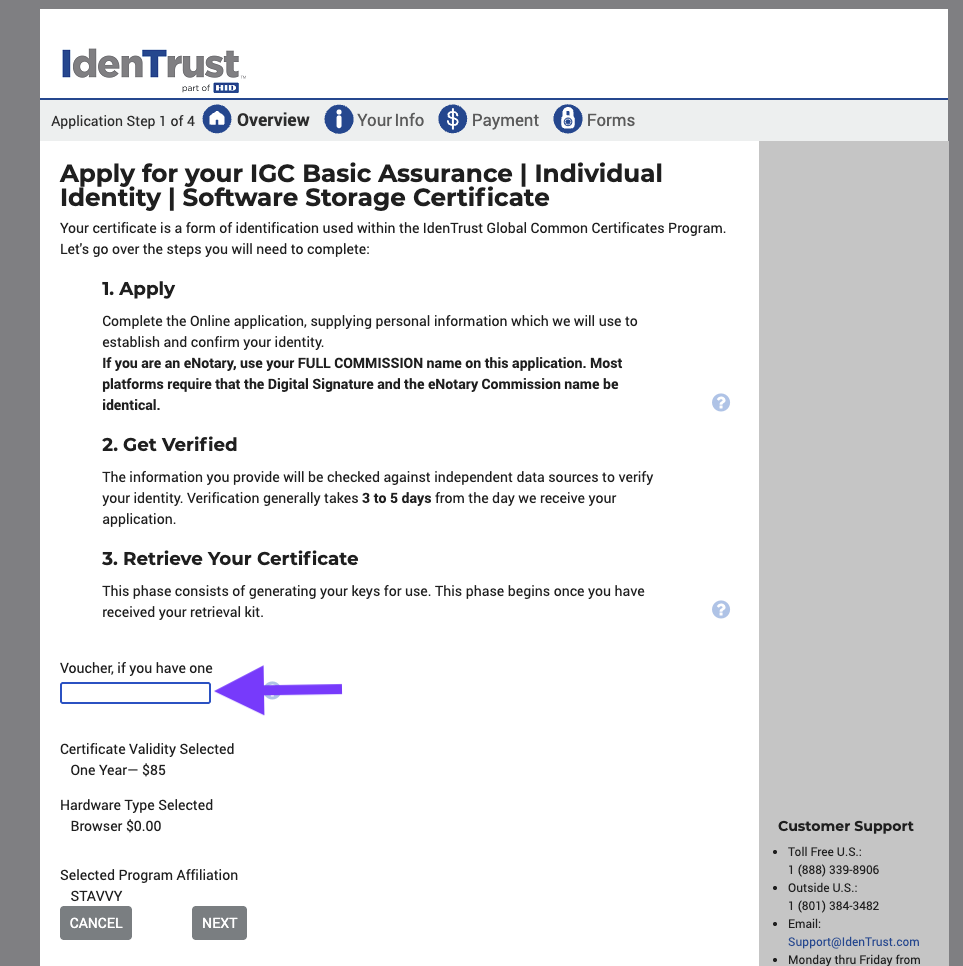 Purchasing Your IdenTrust Digital Certificate – Stavvy Help Center